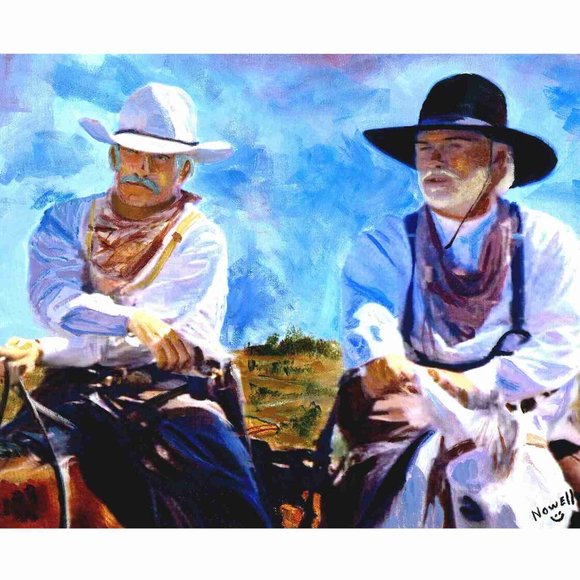 Art | 16 By 2 Print Lonesome Dove Oil Painting The Artist Peter Nowell ...